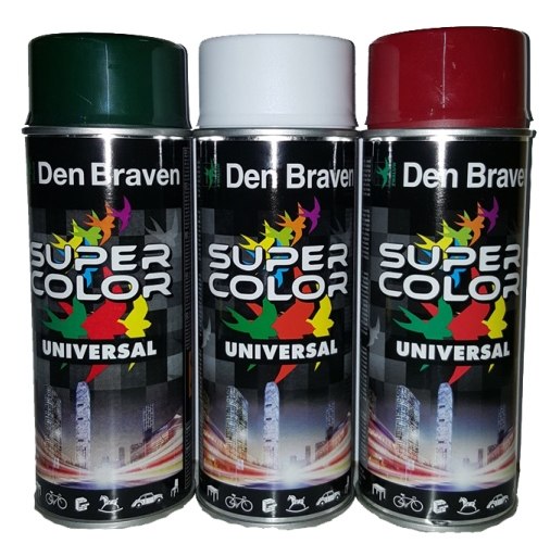 DEN BRAVEN Farba lakier spray w spreju 400ml Kolor - 7077031955 ...