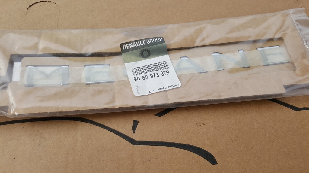 MEGANE III NAPIS EMBLEMAT ZNACZEK 908897337R OEM - 7332391975 ...
