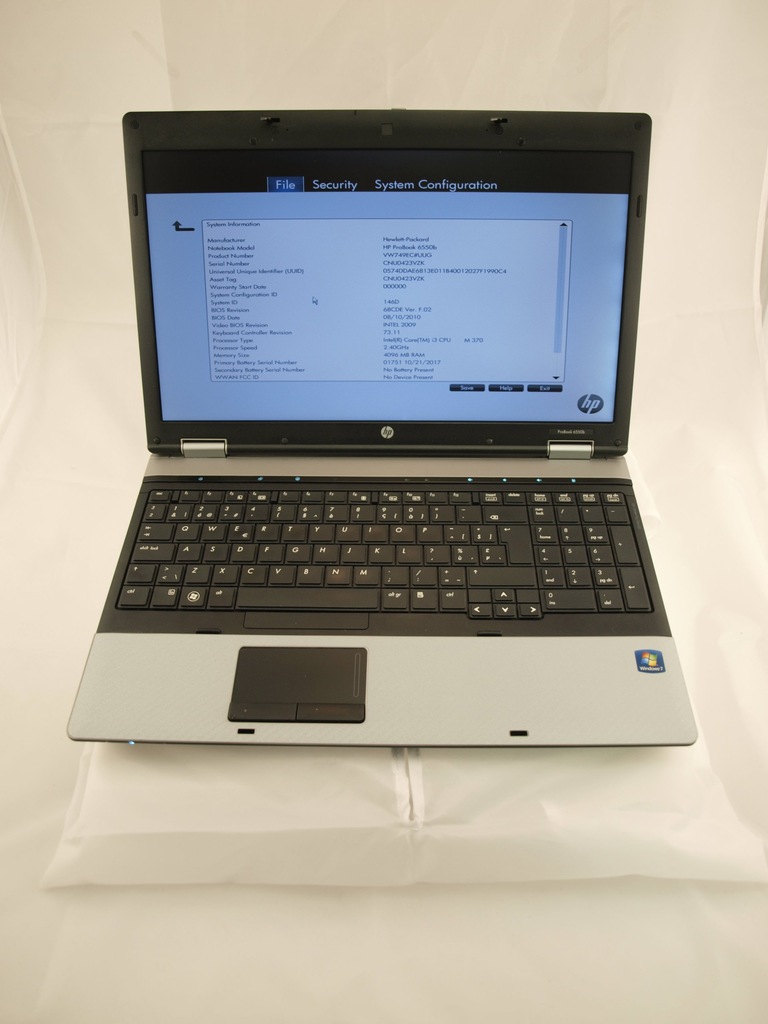 Laptop HP 6550 i3 4/160 15,6 zestaw WYPRZEDAŻ ! - 7224331344 ...