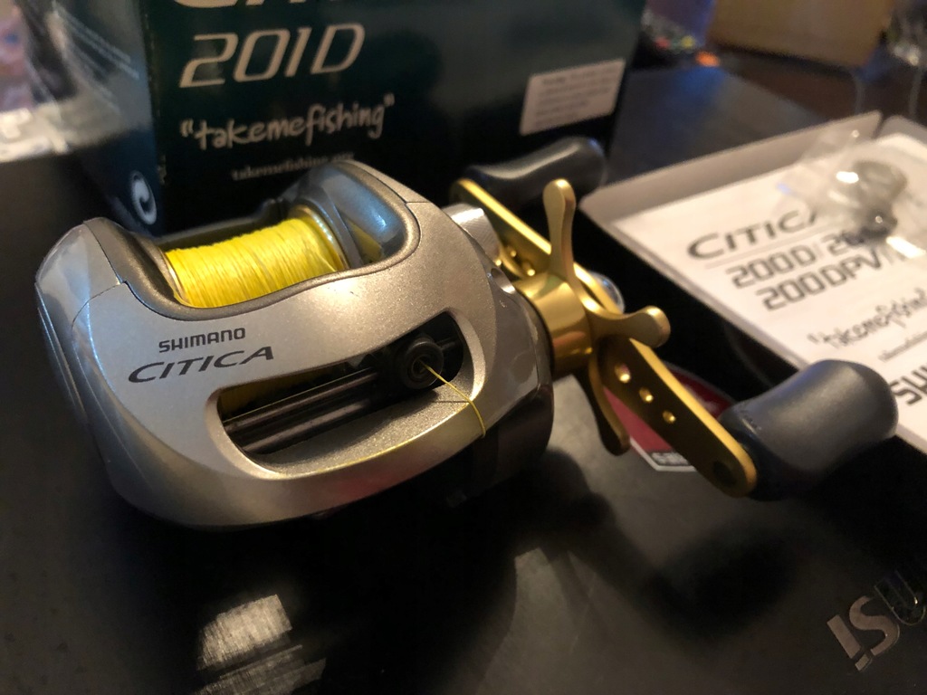 Shimano Citica 201D multiplikator ko owrotek 7764065577 oficjalne archiwum Allegro
