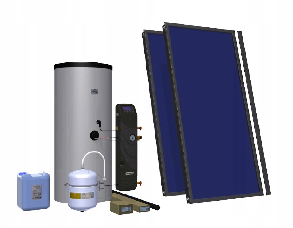 HEWALEX Zestaw solarny TLPAm-250 PEŁNY 23% VAT - 7525144864 - oficjalne ...