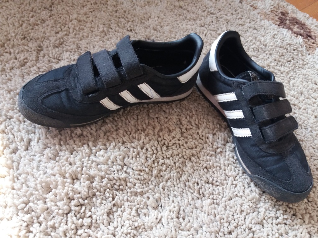 adidasy czarno białe buty adidas dragon 35 rzepy - 7309800641 ...