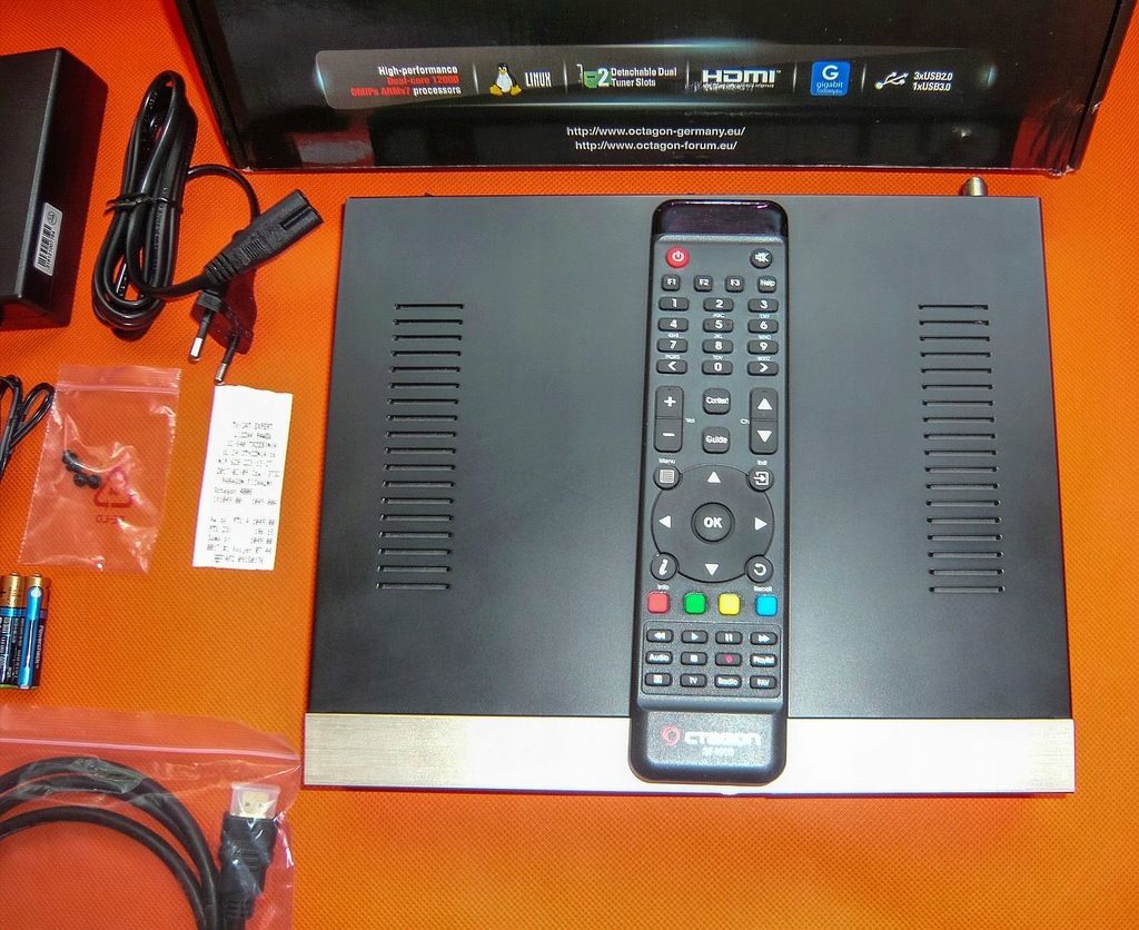 Octagon SF4008 UHD DVB-S2X Multistream gwar. 2019 - 7431903909 ...