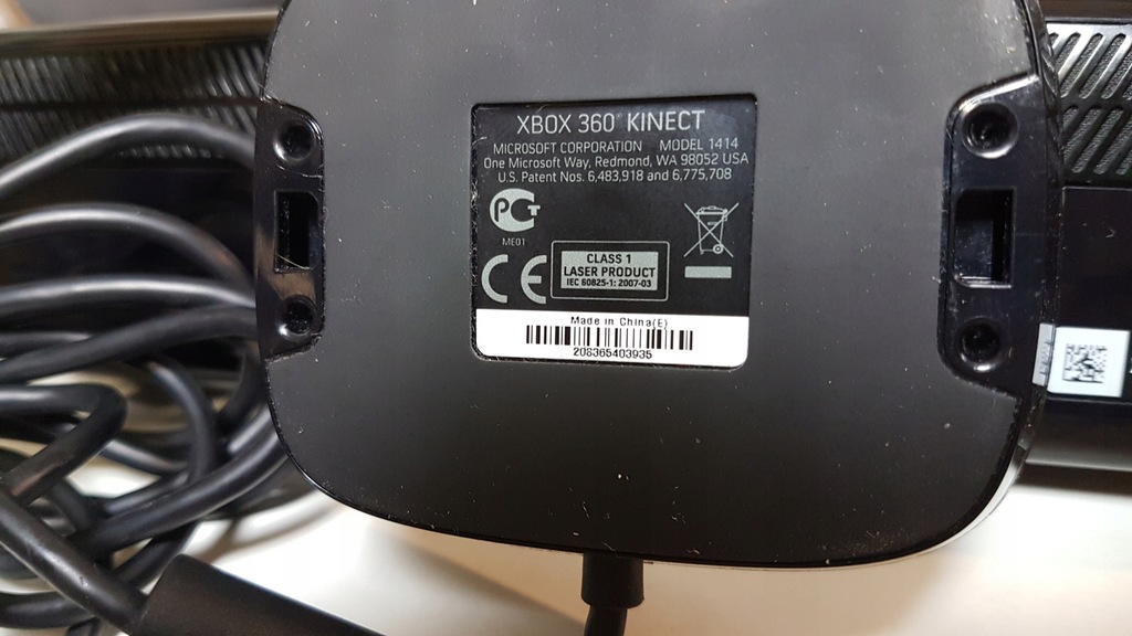 MICROSOFT XBOX 360 KINECT KINEKT model 1414 oryg. - 7464562169 ... MICROSOFT XBOX 360 KINECT KINEKT model 1414 oryg. - 7464562169 ...