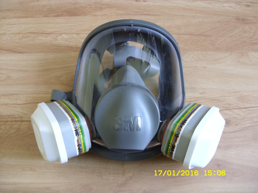 Maska przeciwpyłowa 3M 6898+pochłaniacze - 5931779195 - oficjalne ...