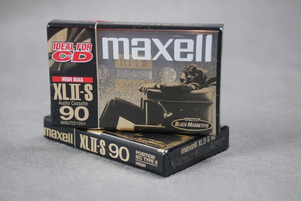 Kaseta Maxell XL II-S 90 USA 92-96r Chrom NOWA - 7416669097 - oficjalne archiwum Allegro