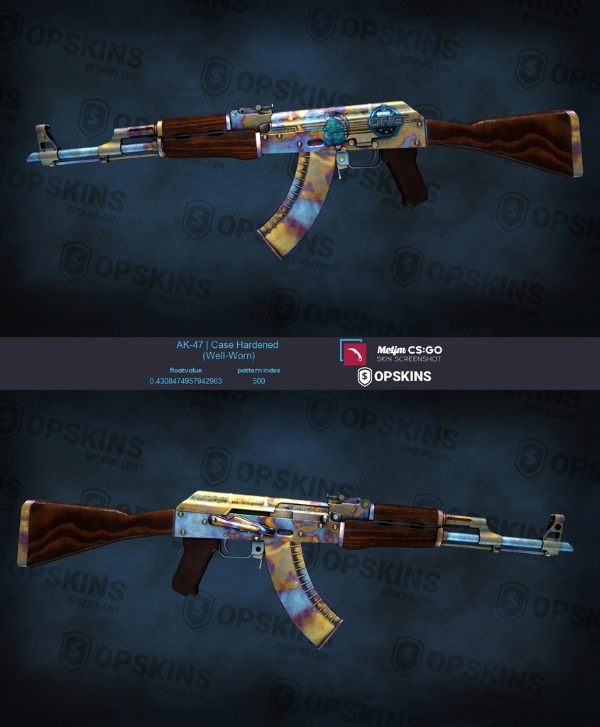AK-47 Tęczowe Utwardzenie Case Hardened Cs go skin - 7443116718 ...