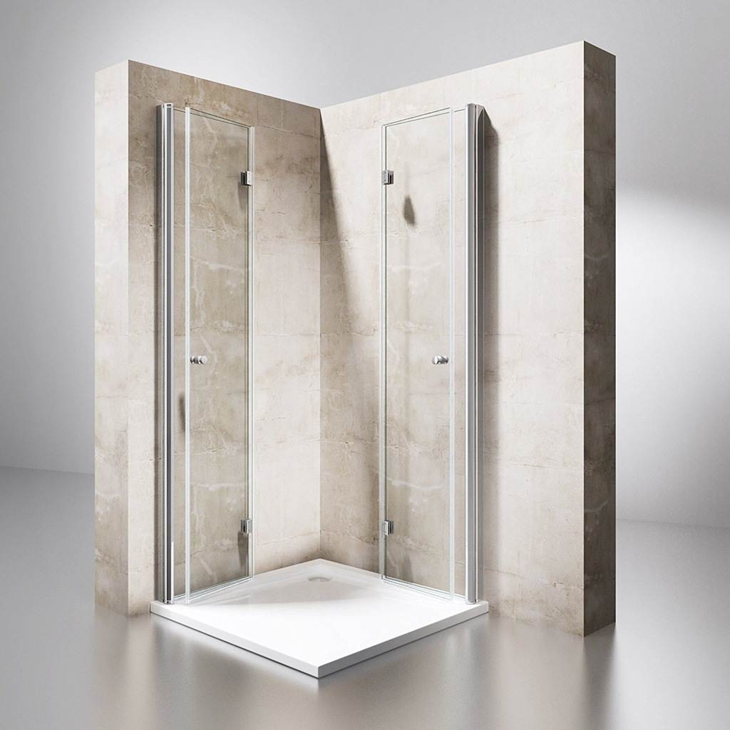 Kabina Prysznicowa Narożna Składana 90x90 Cm Fold 6765742569