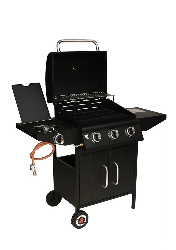 Grill gazowy ruszt żeliwny GrillChef 12736A 3+1 - 7222292242 ...