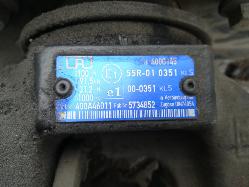 Zaczep ROCKINGER - 400G145 400 G145 - mocny - 7167637715 - oficjalne archiwum Allegro