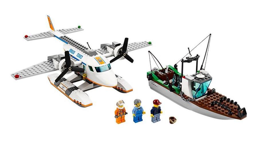 KLOCKI LEGO CITY 60015 SAMOLOT STRAŻY PRZYBRZEŻNEJ - 7051723983 ...