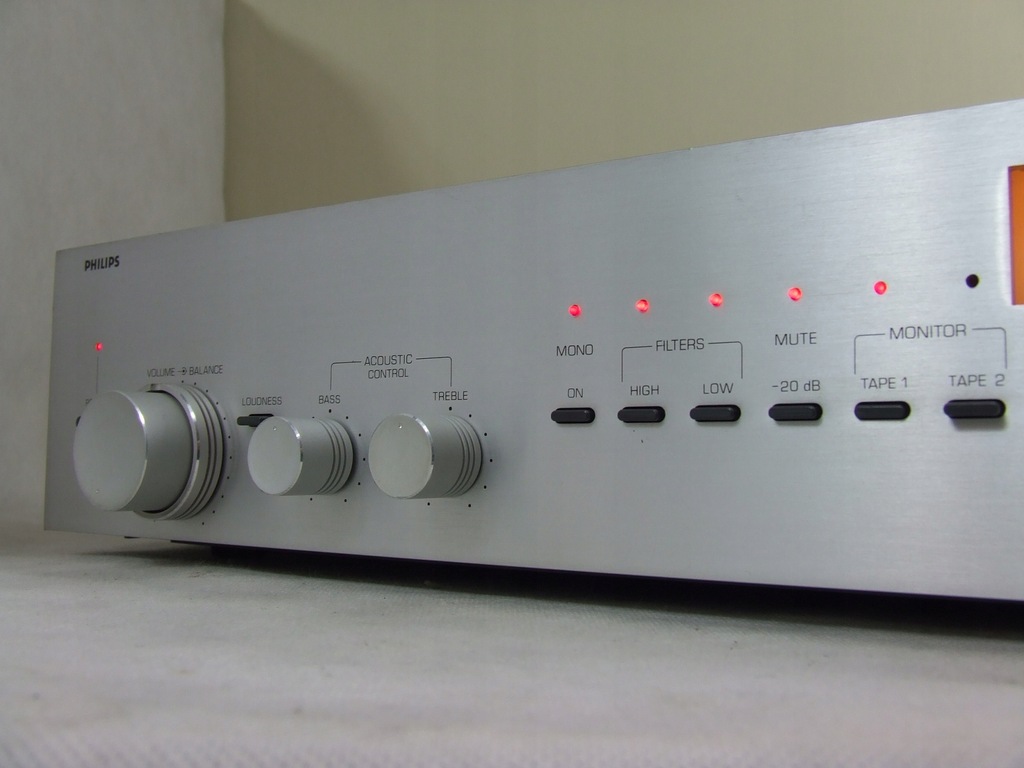 Wzmacniacz PHILIPS AH-306|2x60W| - 7754980395 - oficjalne archiwum Allegro