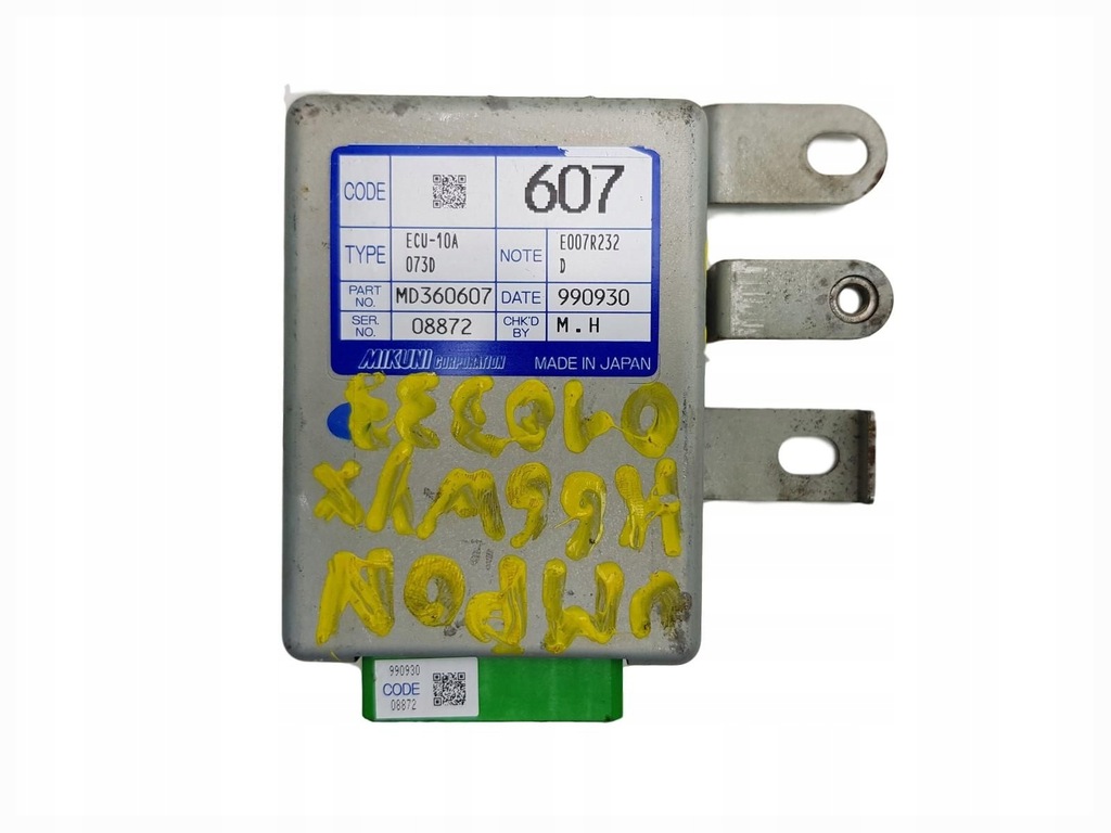 Sterownik MD360607 ECU-10A 073D Mitsubishi Mikuni - 7390013627 - oficjalne archiwum Allegro