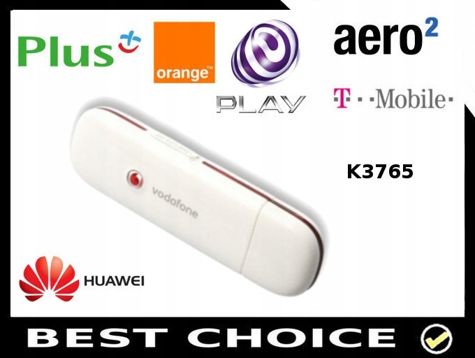 MODEM USB HUAWEI K3765/WSZYSTKIE SIECI - 7590380862 - oficjalne ...