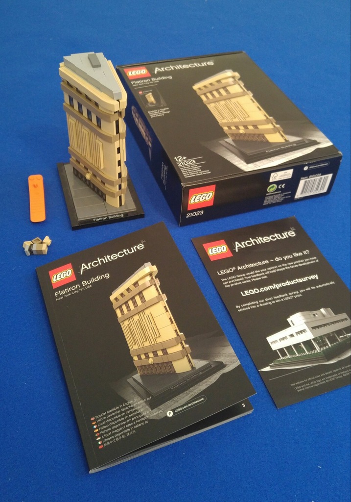 Lego 21023 Flatiron Building 100% KOMPLETNY - 7419720598 - oficjalne ...