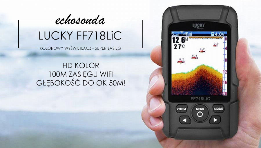 Echosonda Wędkarska LUCKY FF718LiC-W HIT ! OKAZJA - 6965263878 ...