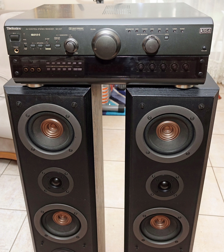 Amplituner Technics SA-AX7 z kolumnami - 7630955046 - oficjalne ...
