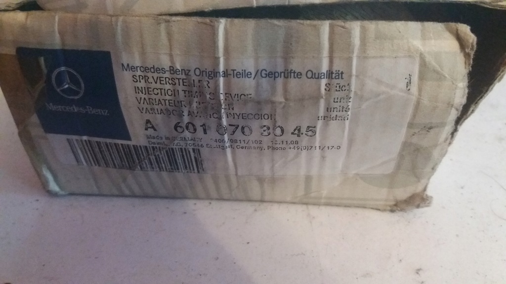 REGULATOR WTRYSKU A6010703045 6010703045 Mercedes - 7442254953 ...