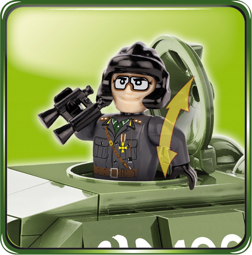 COBI 2476 SMALL ARMY Czołg T-34/85 M 1944 400elem. - 7658861953 ...