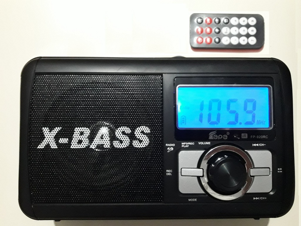 Radio X-BASS, SD, MicroSD, USB, bardzo mocne - 7149406084 - oficjalne ...