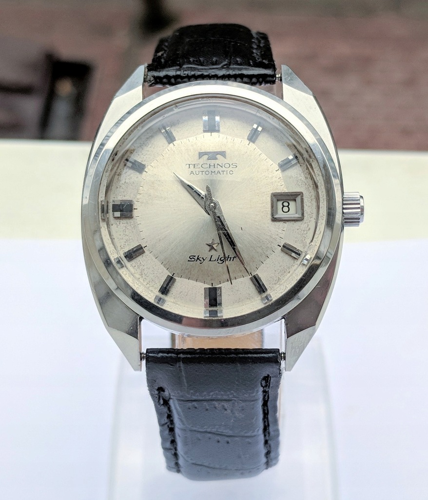 Technos Skylight Automatic 25 Jewels 60-te UNIKAT! - 7719255698 - oficjalne archiwum Allegro