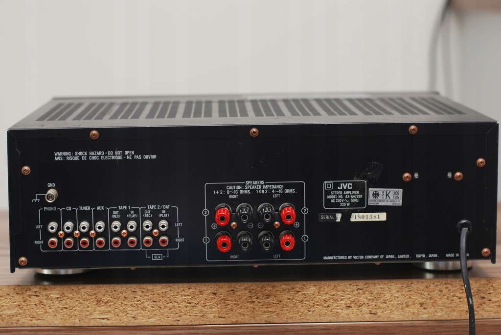 WZMACNIACZ STEREO JVC AX-A472 / RZADKI MODEL / TOP - 7451696296 - oficjalne archiwum Allegro