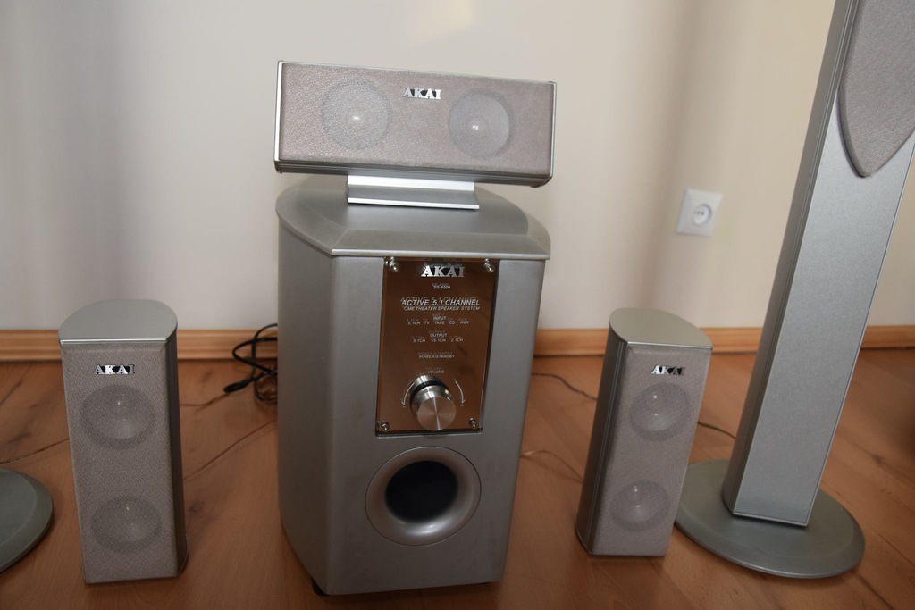 Subwoofer aktywny 5+1 ze wzmacniaczami AKAI SS4500 - 7153069116 ...