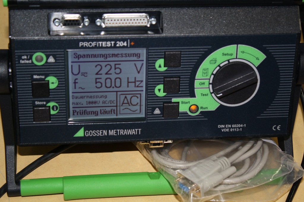 Przyrząd Pomiarowy Gossen Metrawatt Profitest 204+ - 7044349361 ...