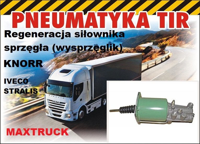 SIŁOWNIK wysprzęglik IVECO STRALIS K004297 VG3289 - 7216340662 ...
