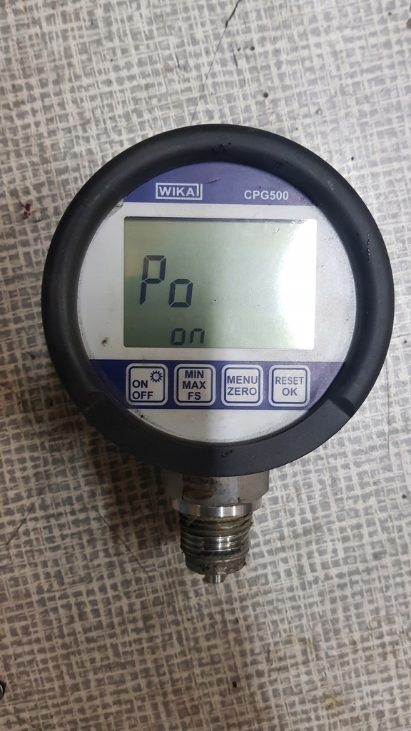 MANOMETR WIKA Elektroniczny CPG500 precyzyjny LED - 7637121261 ...