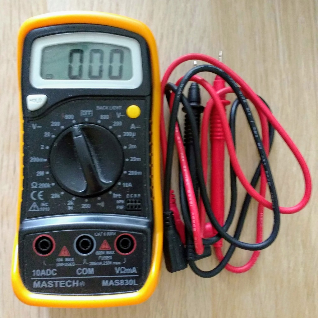 Miernik elektryczny Multimetr MASTECH MAS830L - 7529612555 - oficjalne ...