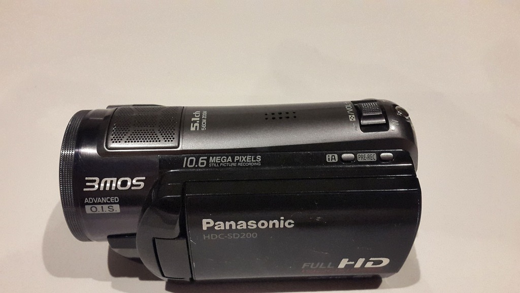 Kamera Panasonic HDC-SD200 FullHD 3-MOS 12x Zoom - 7424777310 ...