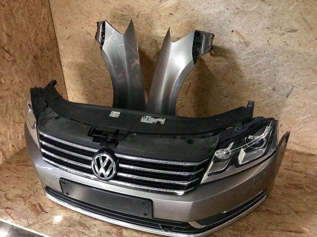 Passat B7 kompletny przod maska zderzak xenon LC8Y - 7339061479 - oficjalne archiwum Allegro