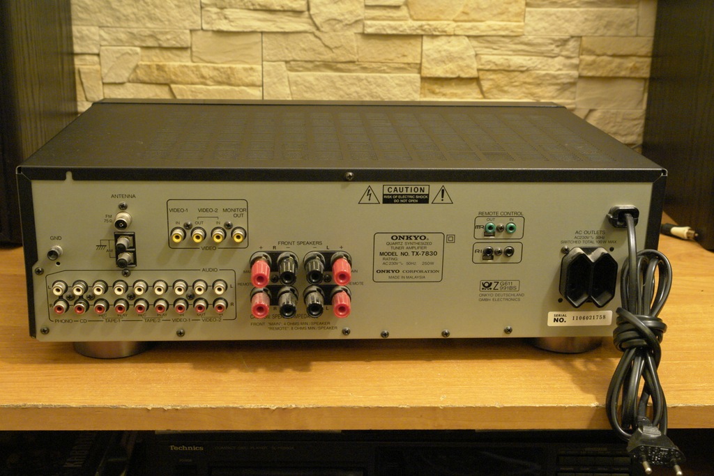 ONKYO TX-7830 # ZADBANY AMPLITUNER STEREO # - 7597344587 - oficjalne archiwum Allegro