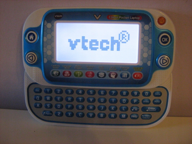 COLOUR POCKET LAPTOP VTECH NAUKA J.ANG - 7418186554 - oficjalne ...