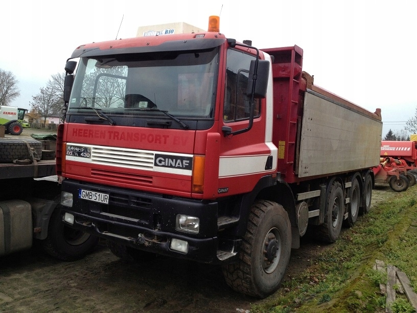 GINAF DAF 8x8 BŁOTNIAK 48000kg 430km WYWROTKA - 7496637029 - oficjalne ...