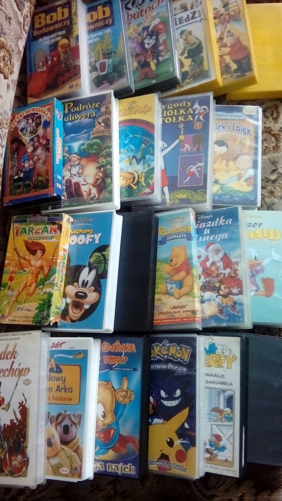 Kasety VHS z bajkami - 7533719520 - oficjalne archiwum Allegro