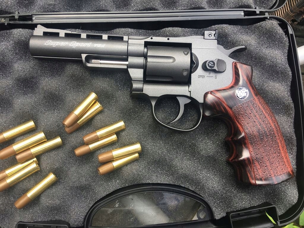 Rewolwer WinGun Super Sport 701 4,5mm FULL METAL - 7549279919 ...