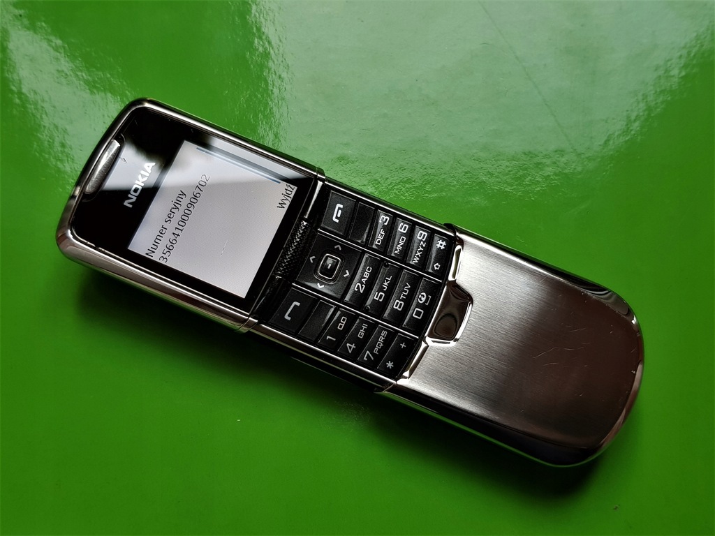 NOKIA 8800 SILVER ORYGINALNY STAN GERMANY - 7602460262 - oficjalne ...