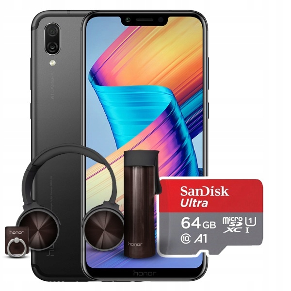 Honor Play 4/64GB czarny + microSD 64GB + prezent - 7694929648 ...