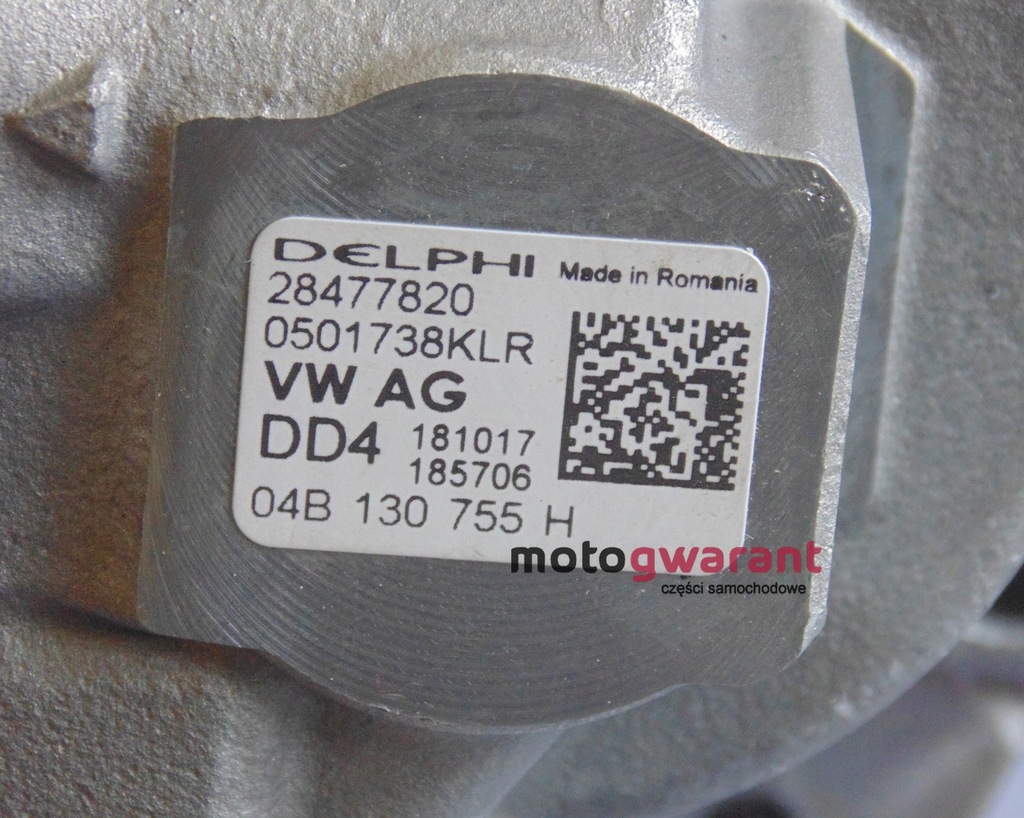 POMPA DELPHI 04B130755H 28477820 WTRYSKOWA NOWA - 7142775585 ...