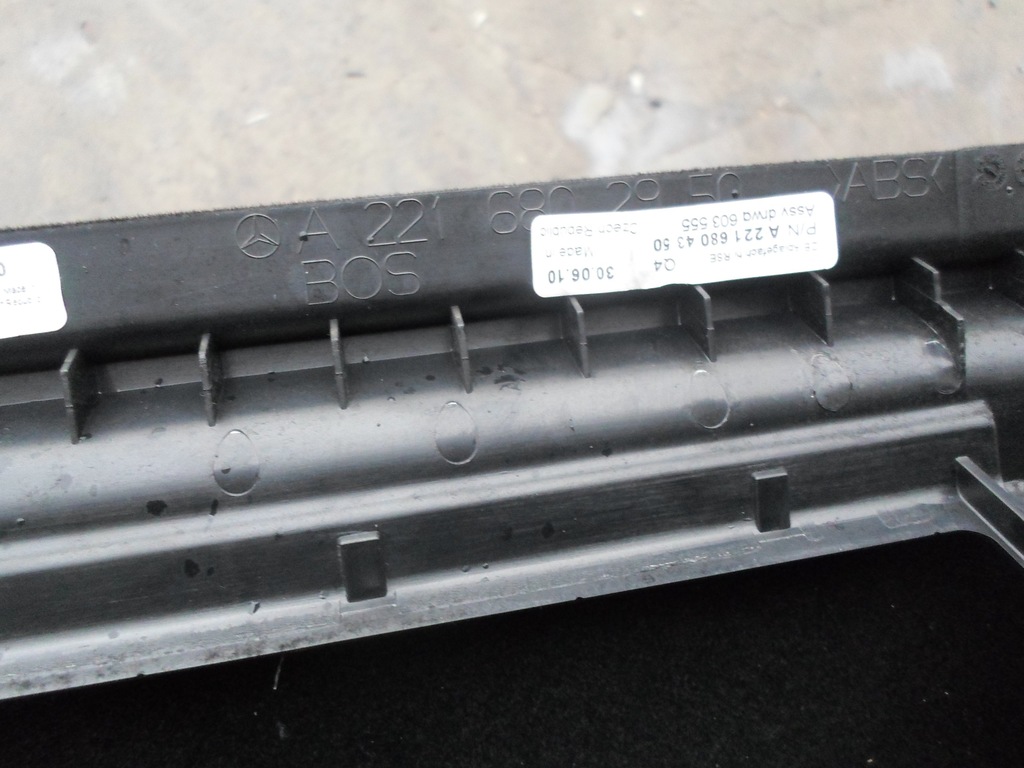 MERCEDES W 221 SCHOWEK W BAGAZNIKU 2216804350 LIFT - 7080113294 ...