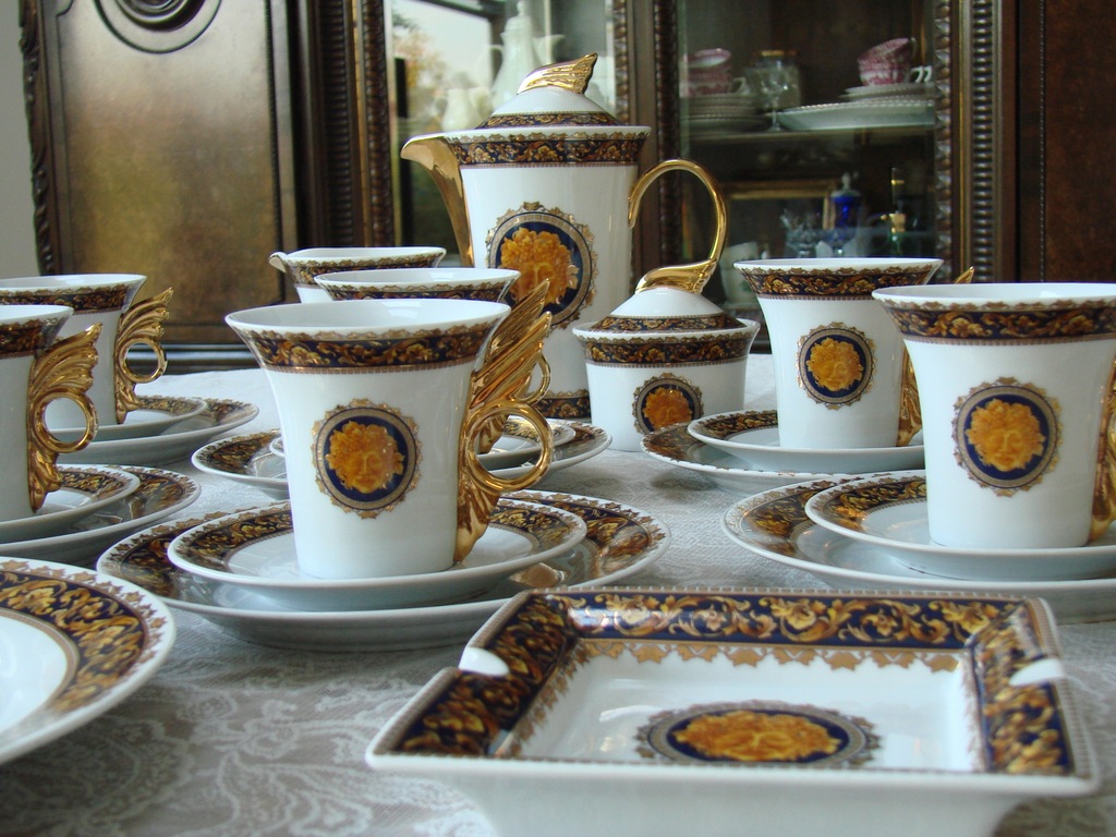 Serwis Limoges VERSACE Medusa - 7741846135 - oficjalne archiwum Allegro