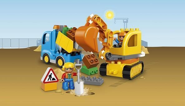 KLOCKI LEGO DUPLO 10813 WIELKA BUDOWA BULDOŻER - 6970722857 - oficjalne archiwum Allegro