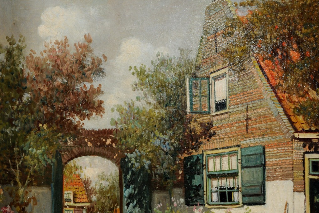 M. VAN RHEENEN NAJPIĘKNIEJSZY ORYG. OBRAZ OLEJNY ! - 7276936163 ...