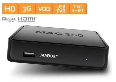 Dekoder JAMBOX MAG250 + pilot - 7399650896 - oficjalne archiwum Allegro