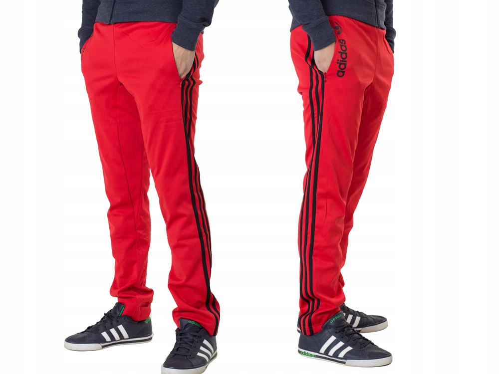 Spodnie Adidas Originals Męskie Czerwone M30191 S - 6977056113 ...