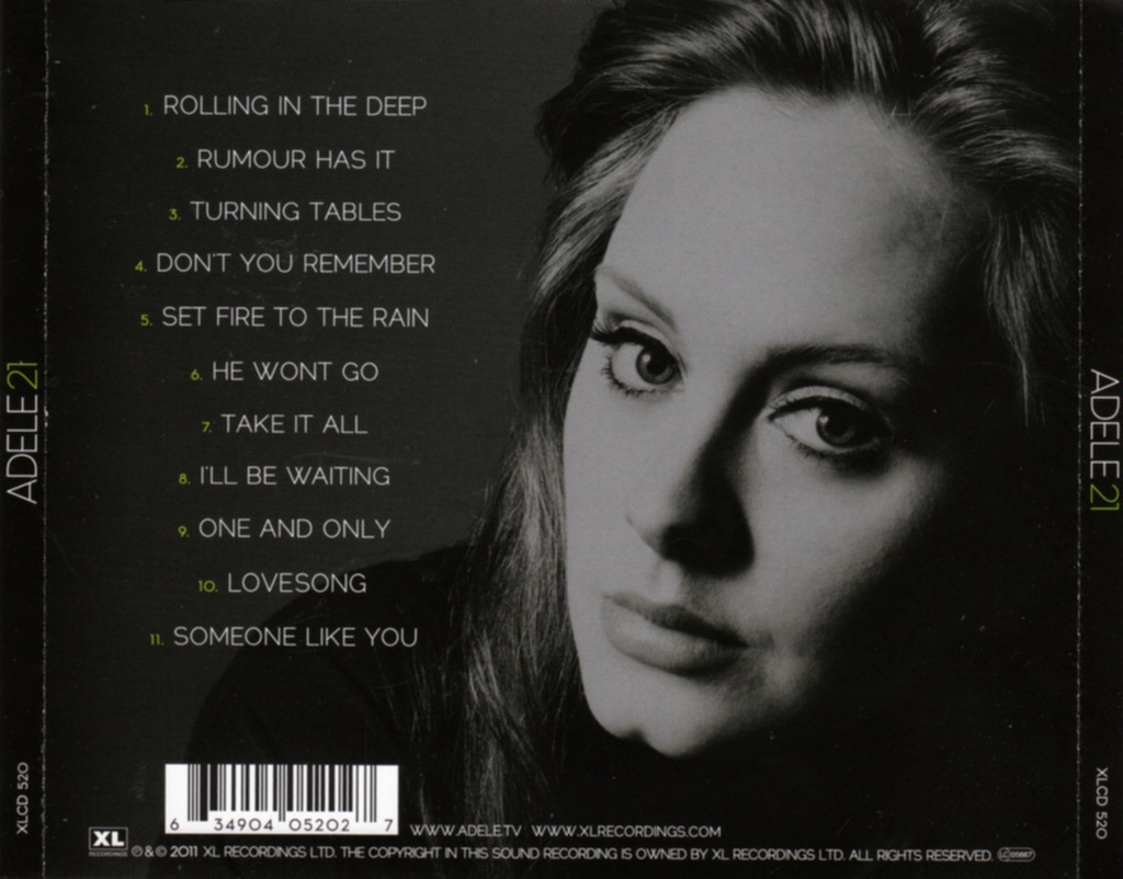 ADELE: 21 (CD ALBUM) - 7441702125 - oficjalne archiwum Allegro