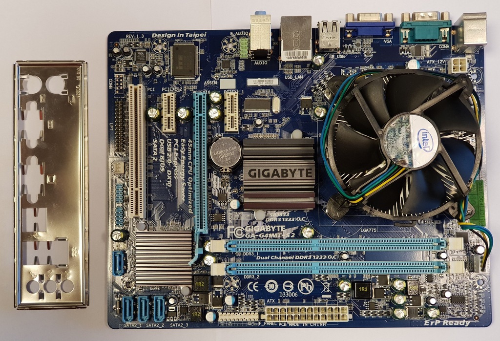Płyta GIGABYTE GA-G41MT-S2 + procesor Intel e8400 - 7383909191 ...