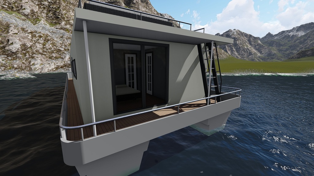 FLOHOME Colberg 50 - Luksusowy Houseboat morski - 7226311386 ...